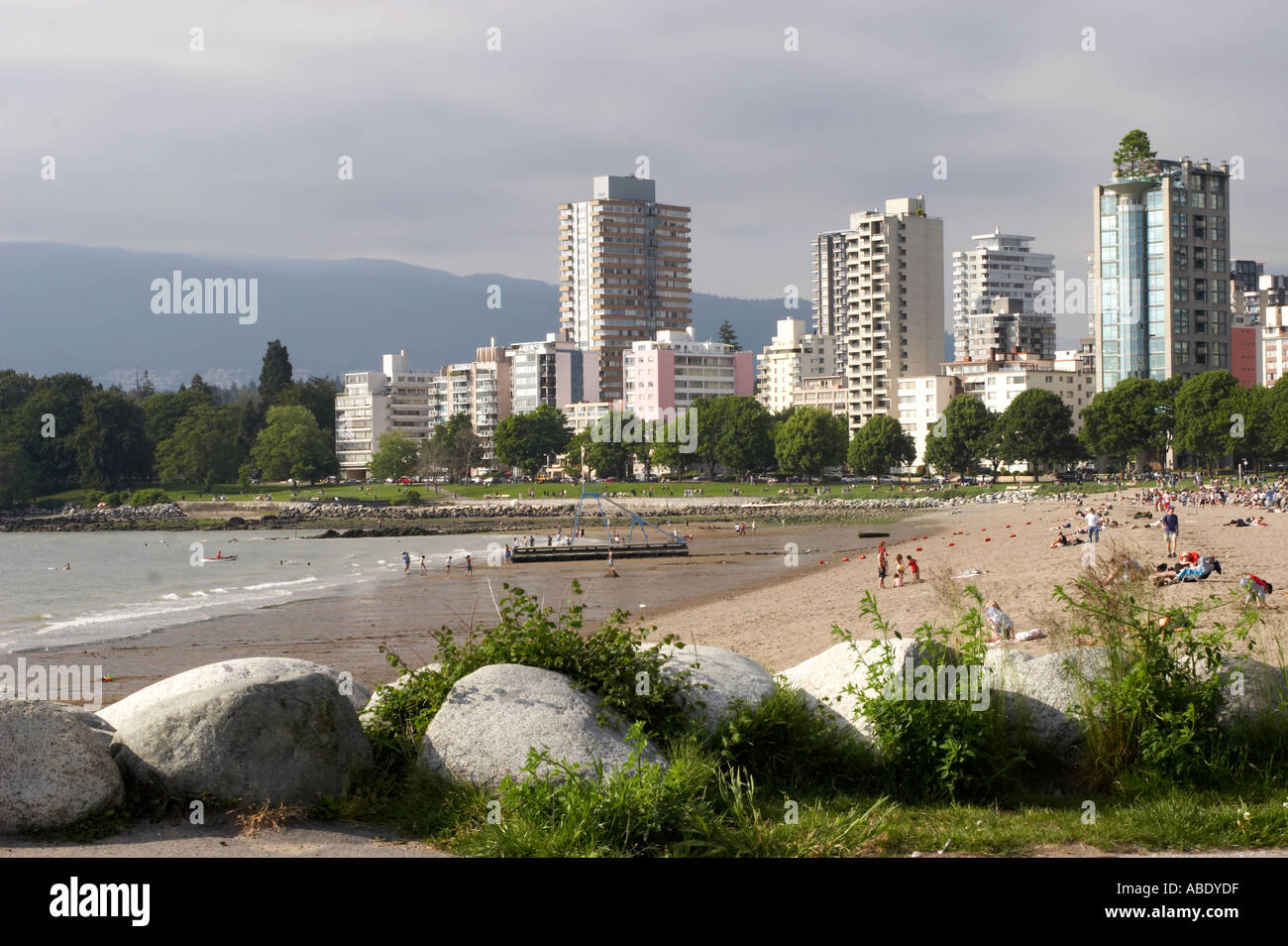 English Bay Beach in Vancouver British Columbia Canada Stock Photo - Alamy