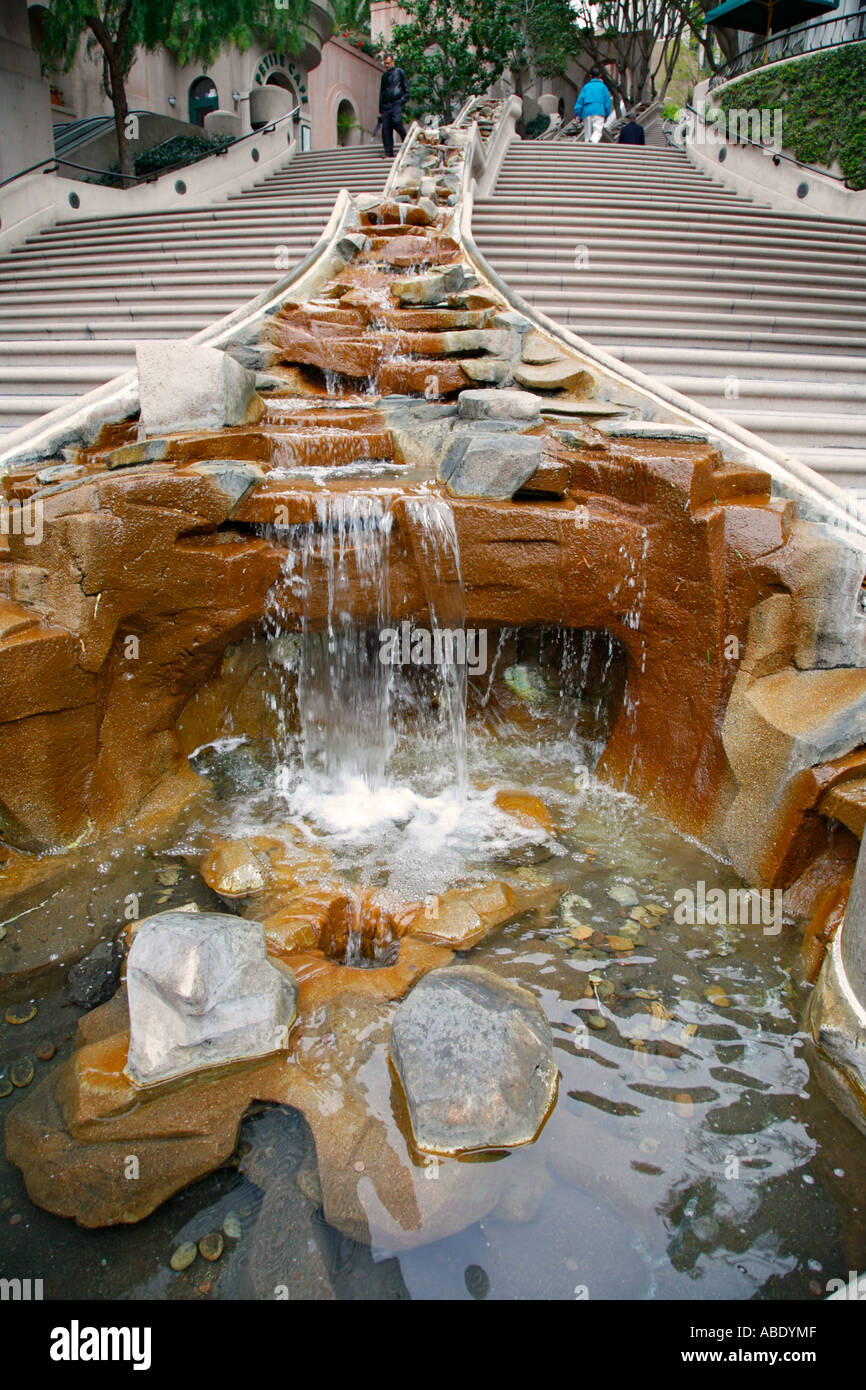 Bunker Hill Steps Spanish Steps in downtown Los Angeles California ...