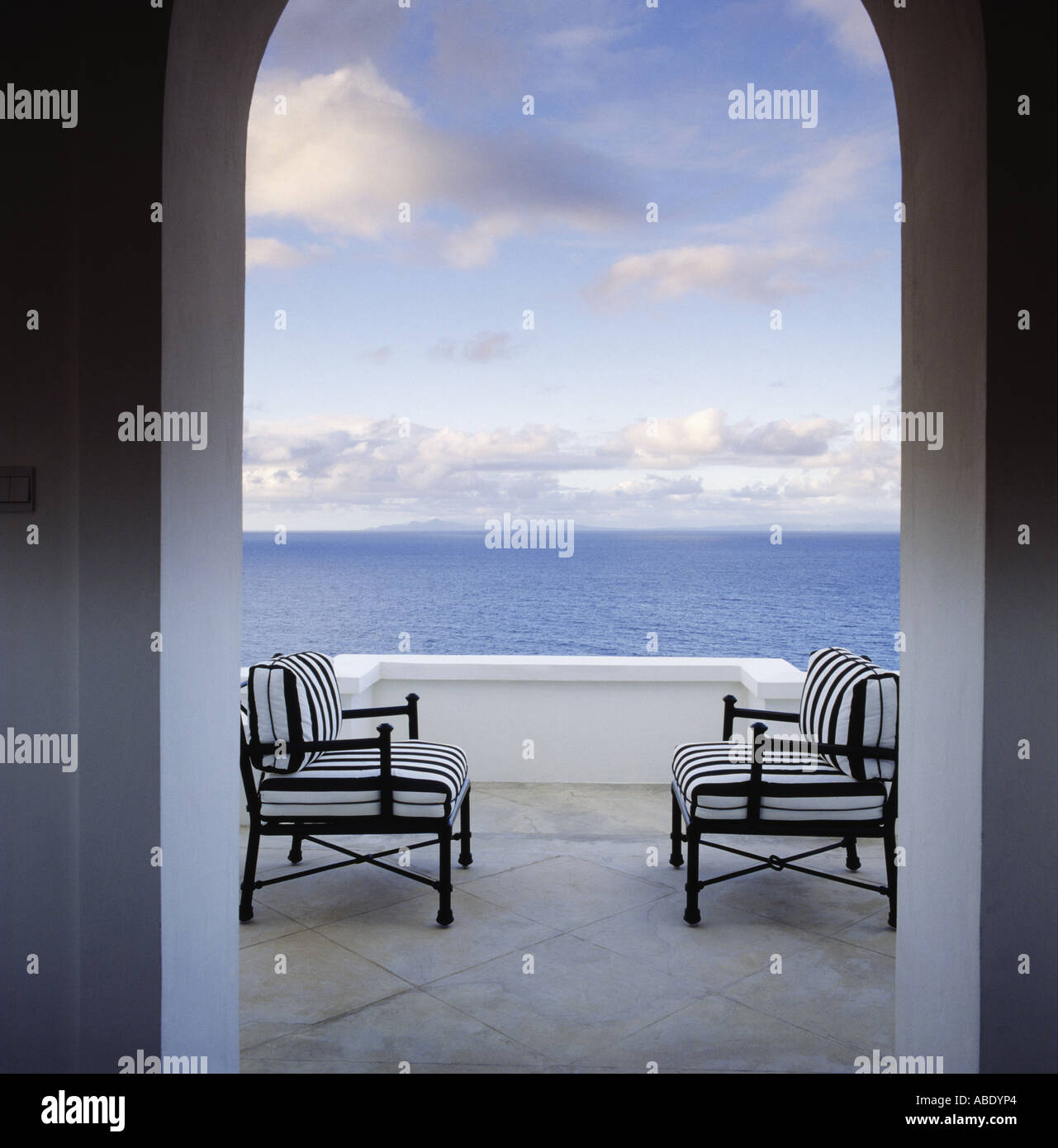 View out over ocean Stock Photo - Alamy