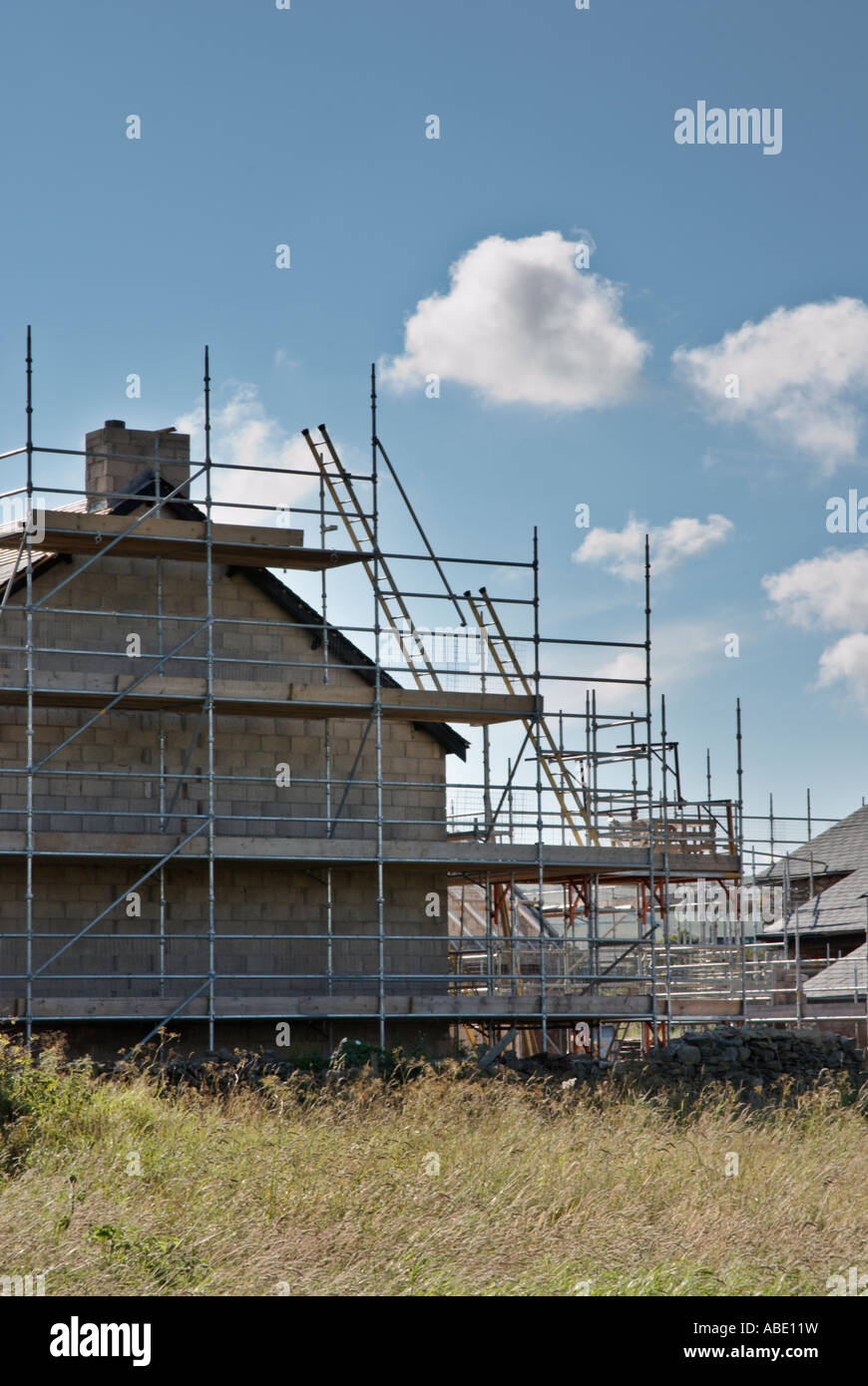 House Building and Construction Stock Photo - Alamy