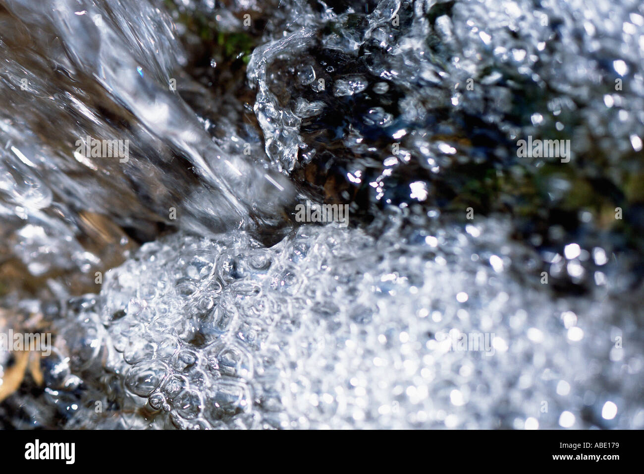 Air bubbles in stream Stock Photo - Alamy