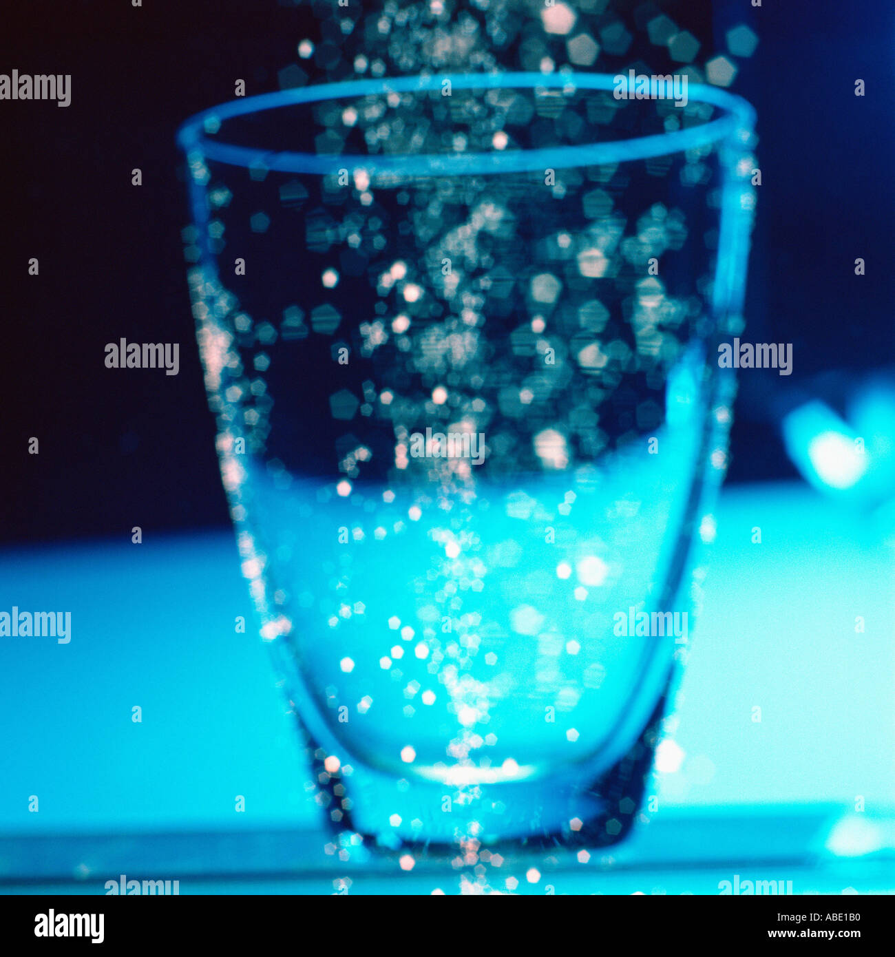 Water bubbles and drinking glass Stock Photo - Alamy