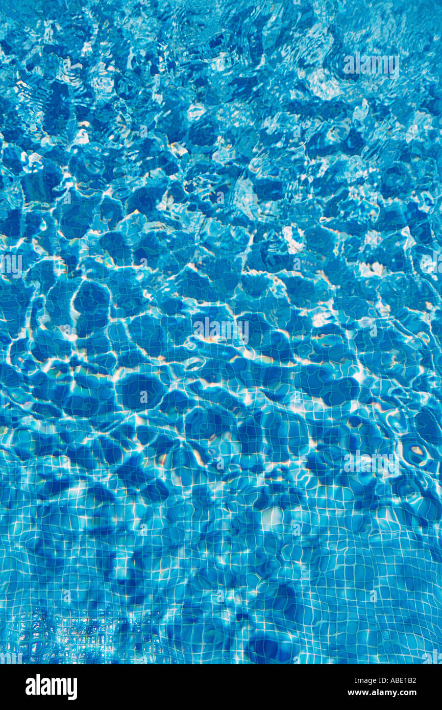 Ripples on swimming pool Stock Photo - Alamy