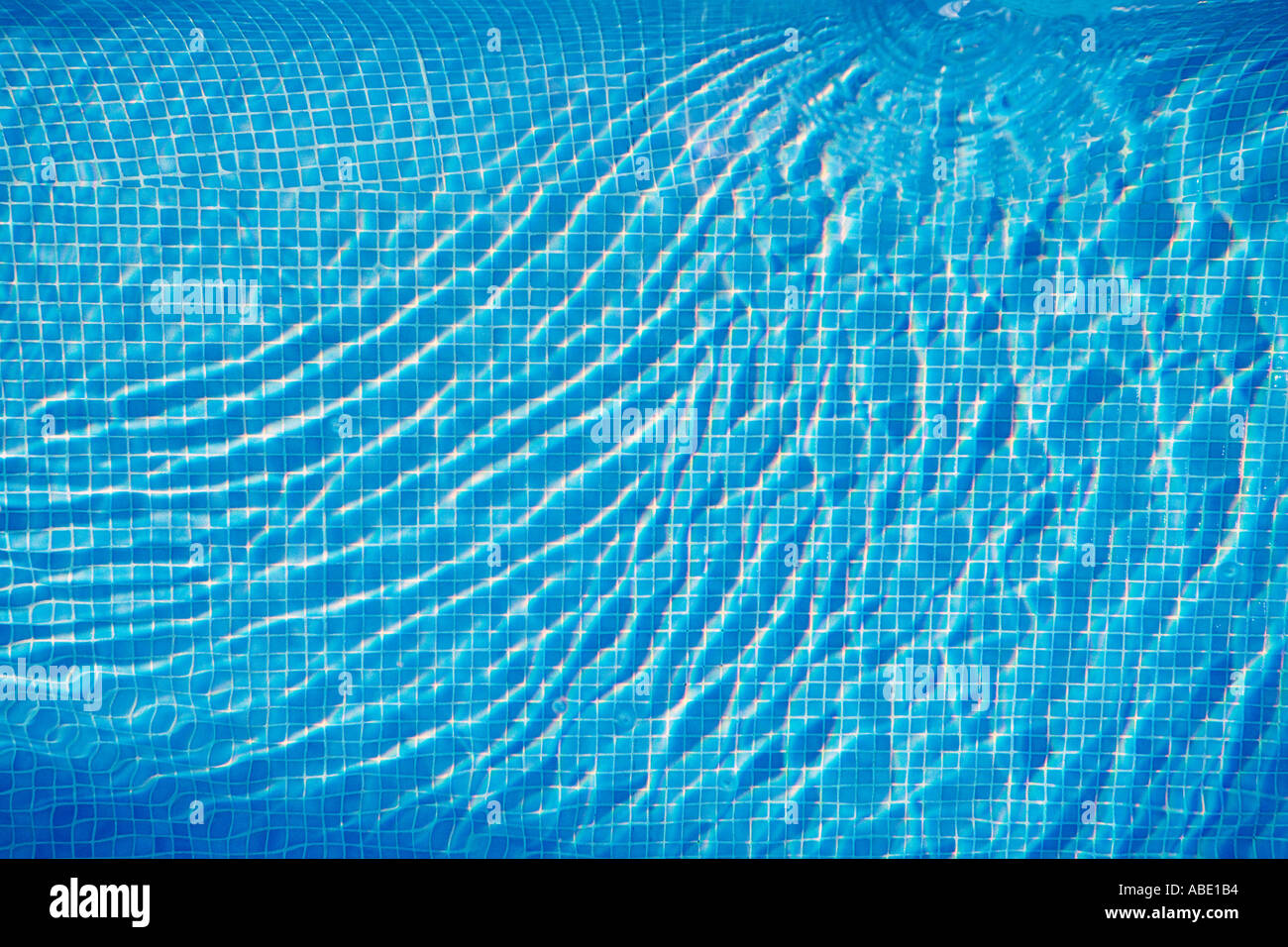 Ripples on swimming pool Stock Photo - Alamy