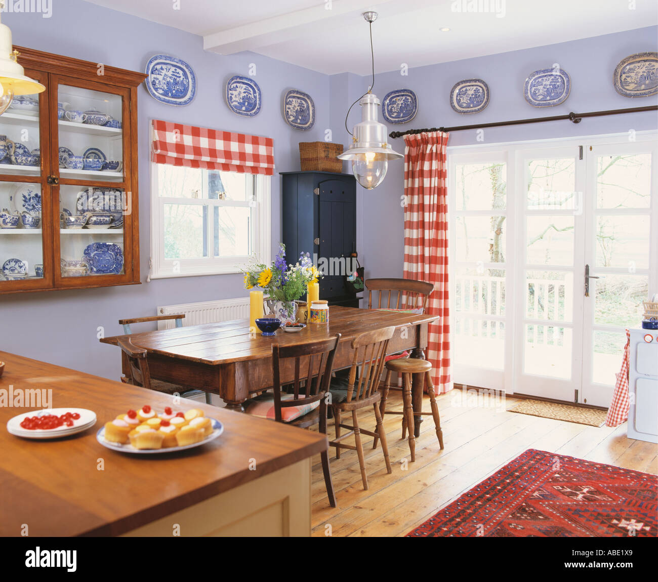 Kitchen Diner Area Stock Photo - Alamy