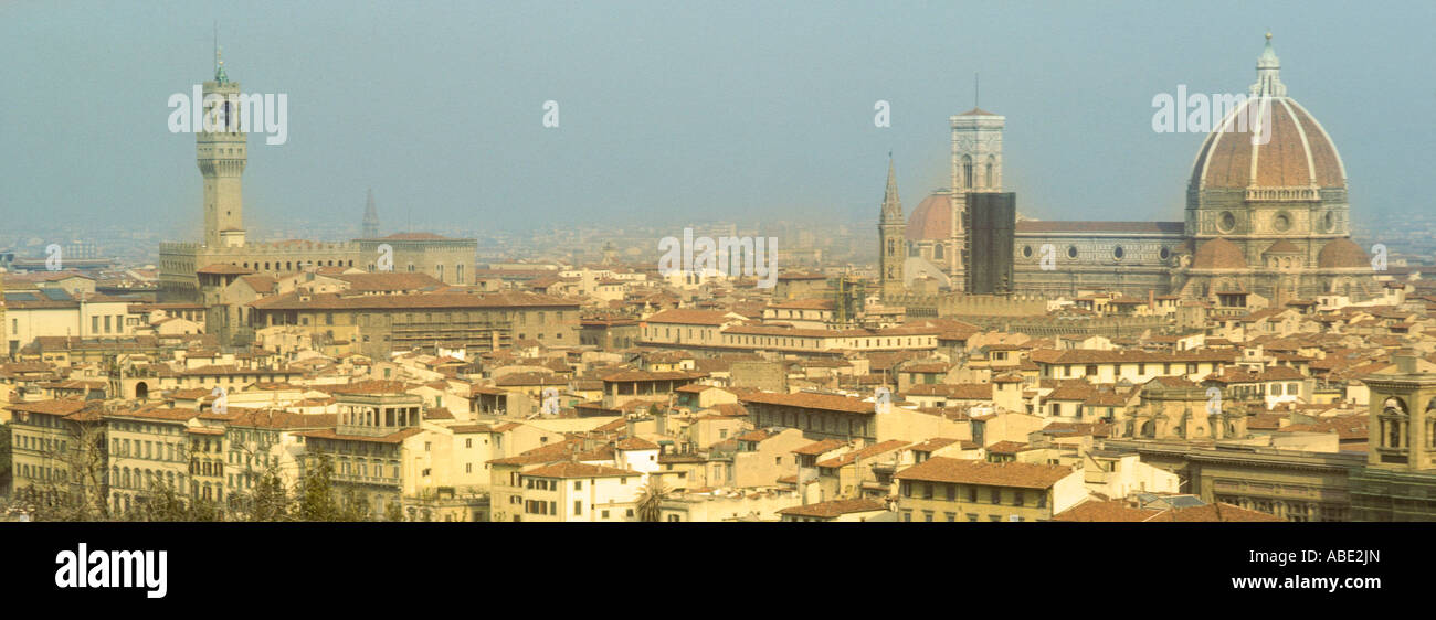 Florence Italy Italian panorama panoramic view Stock Photo - Alamy