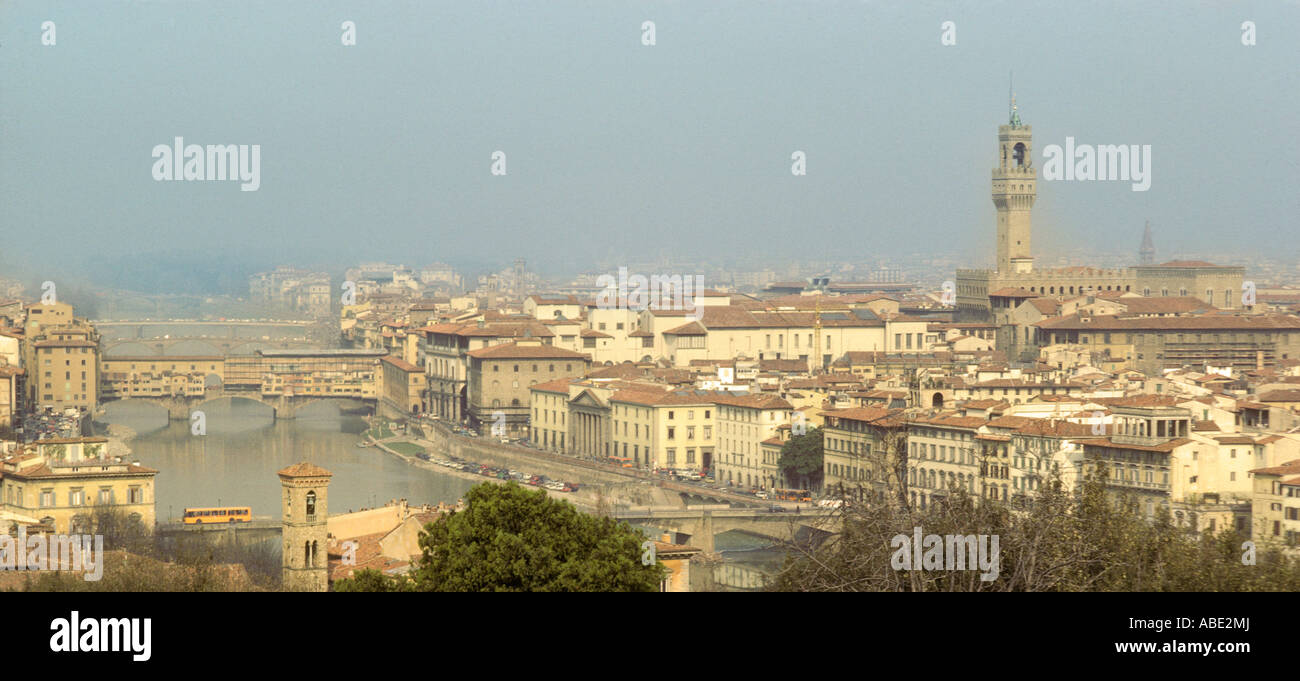 Florence Italy Italian panorama panoramic view Stock Photo - Alamy