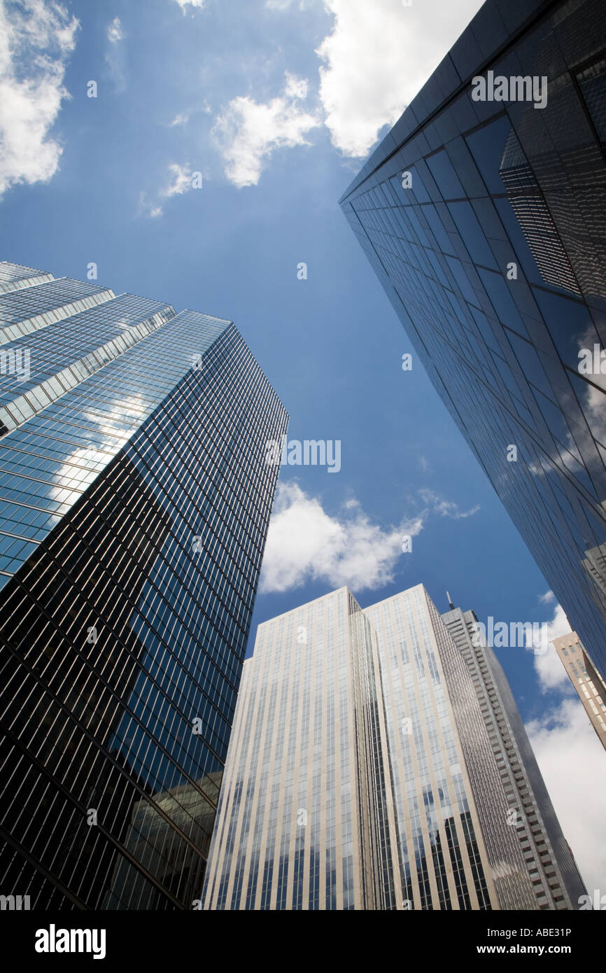 Skyscrapers Vertical View Stock Photo - Alamy