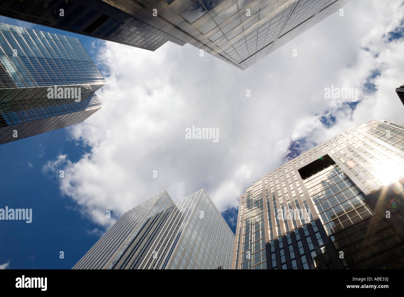 Skyscrapers Overhead View Stock Photo - Alamy