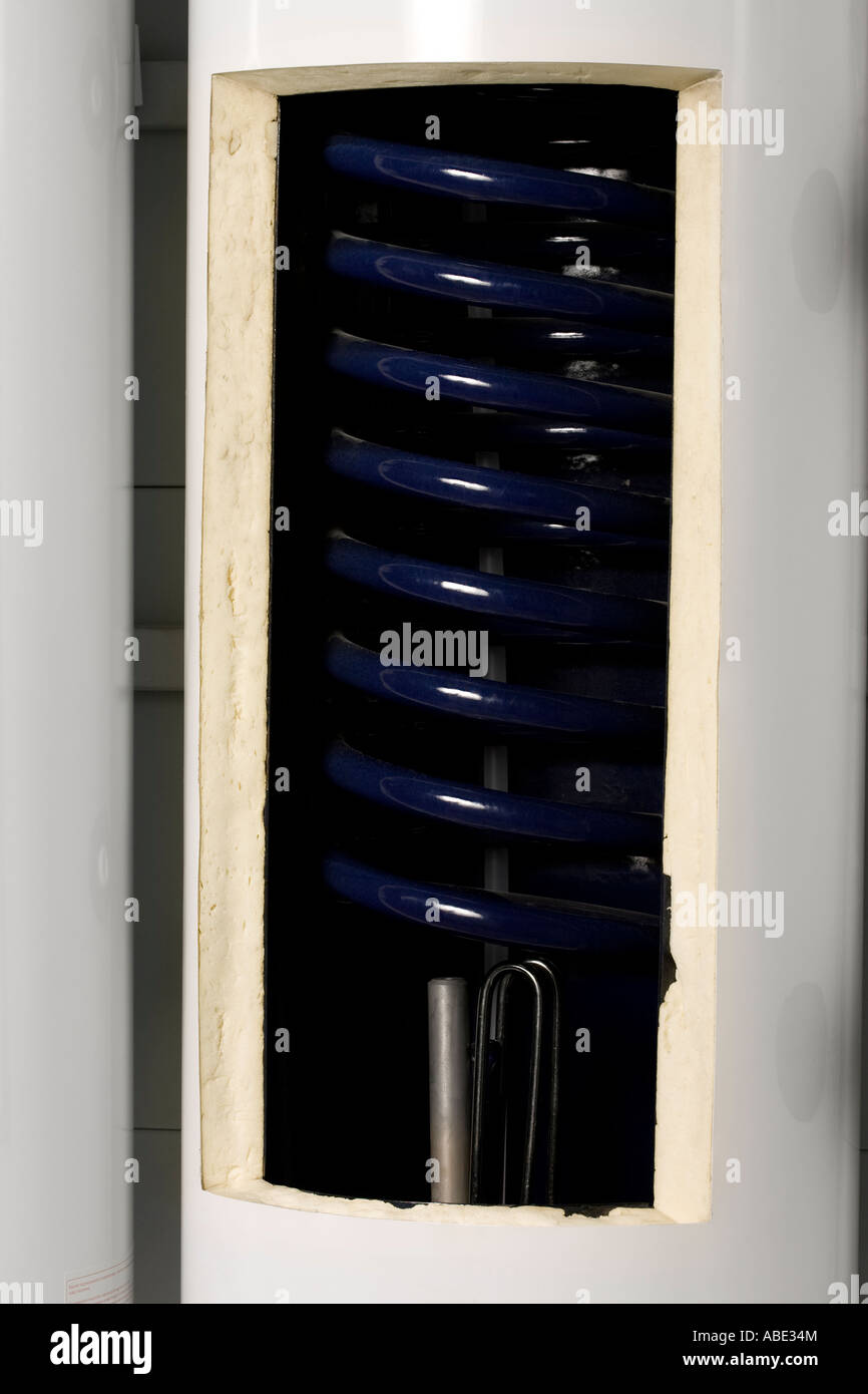 Hot water cylinder coil hi-res stock photography and images - Alamy