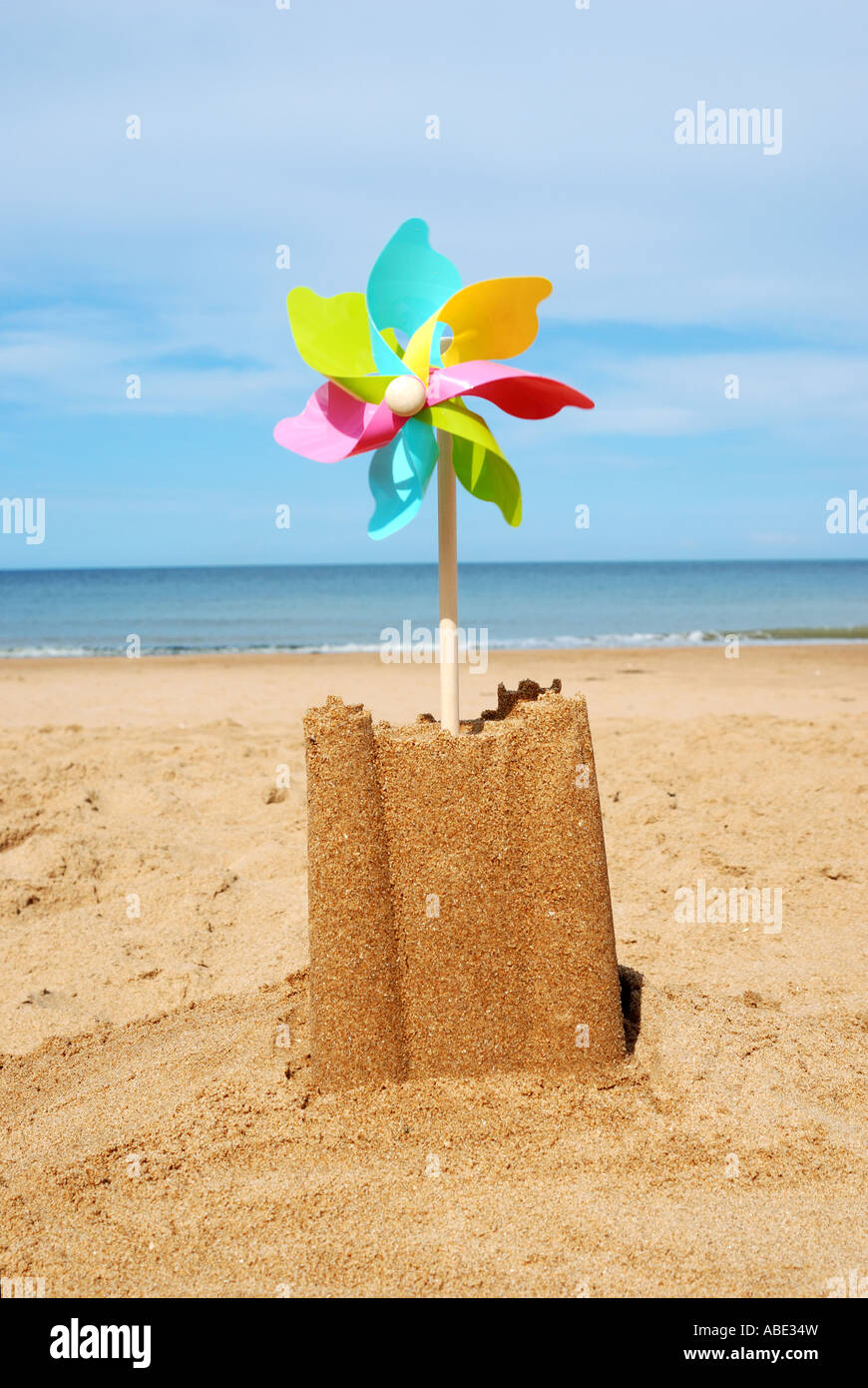 Sand Castle Windmill High Resolution Stock Photography and Images - Alamy