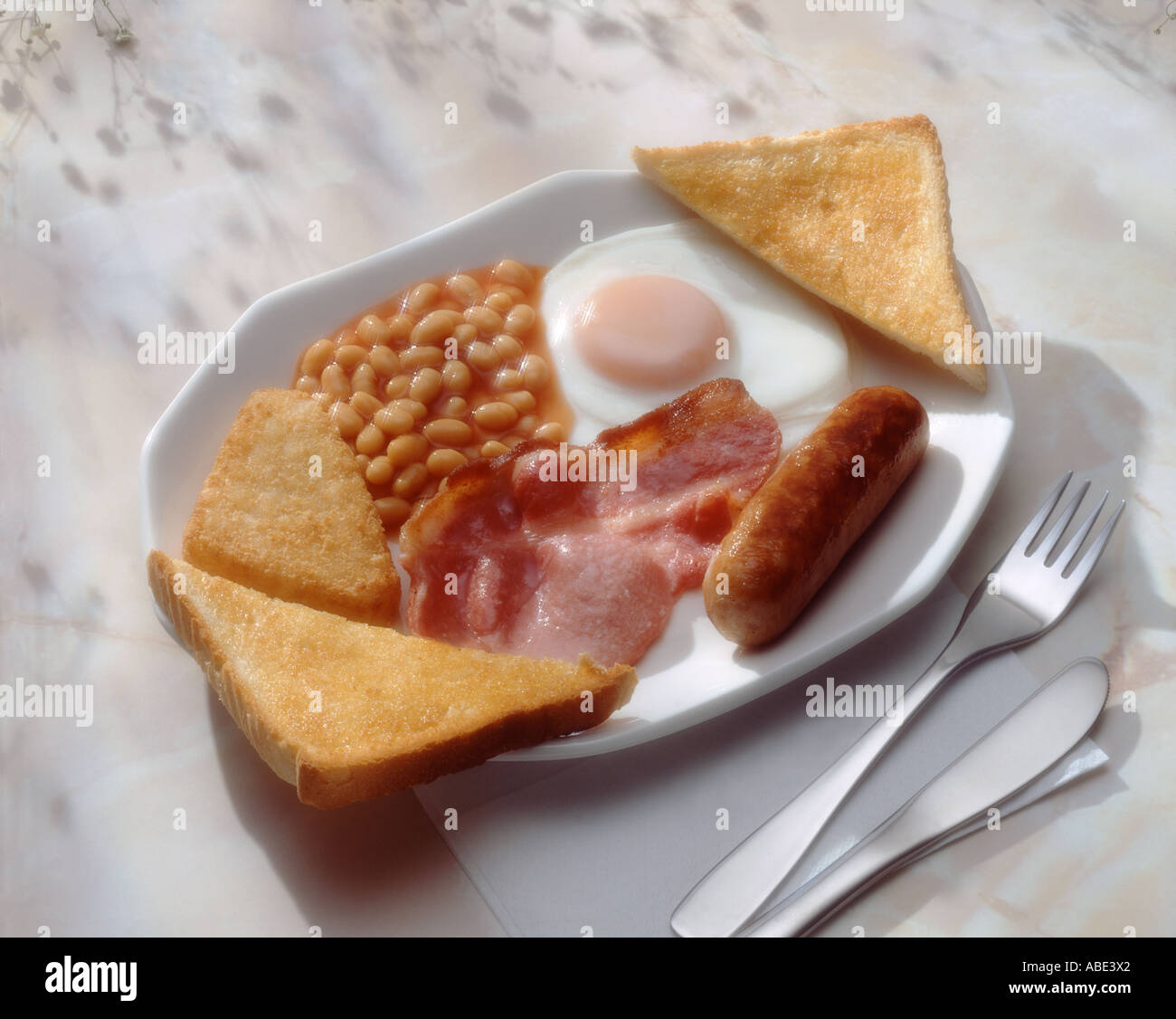 full English breakfast Stock Photo - Alamy