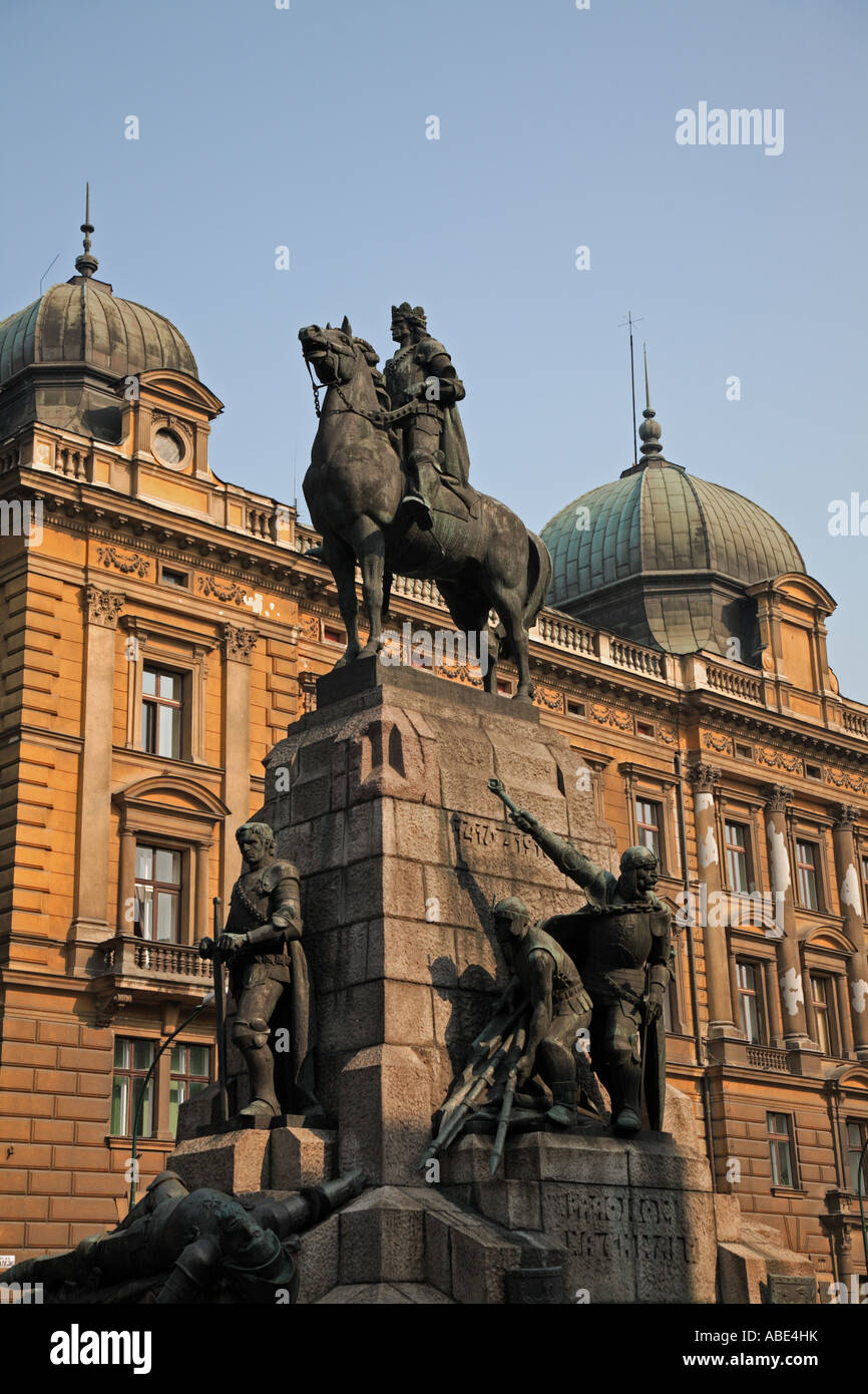 The Grunwald Monument in Kracow Stock Photo - Alamy