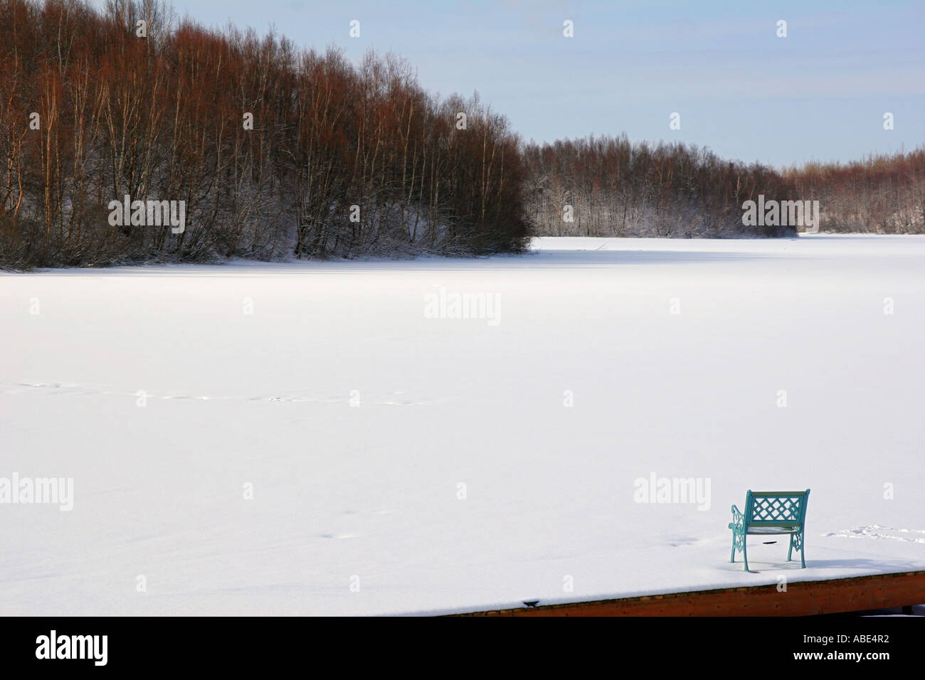Finger Lake Wasilla Alaska Stock Photo - Alamy