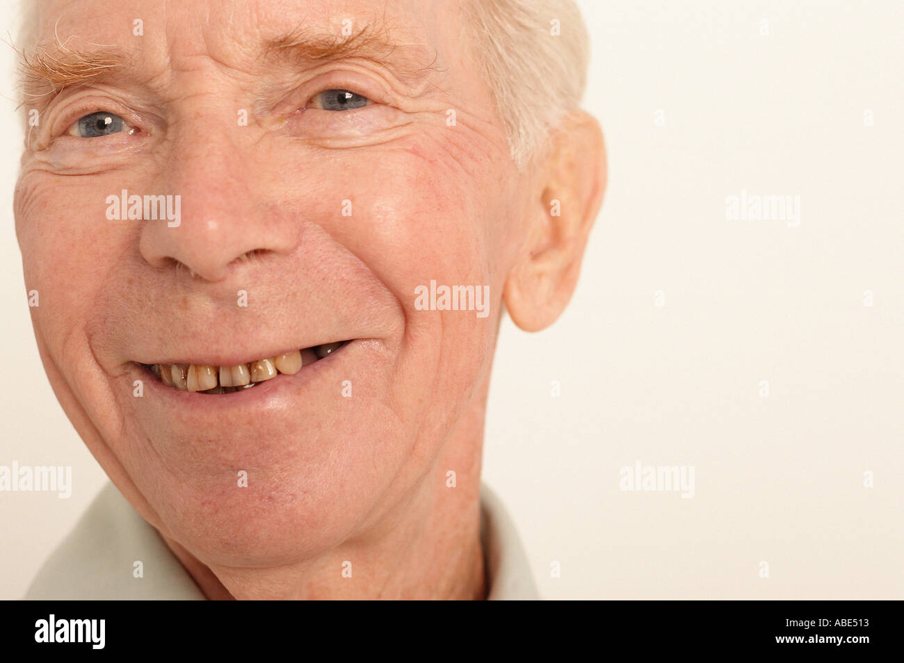 Portrait of smiling older man Stock Photo - Alamy