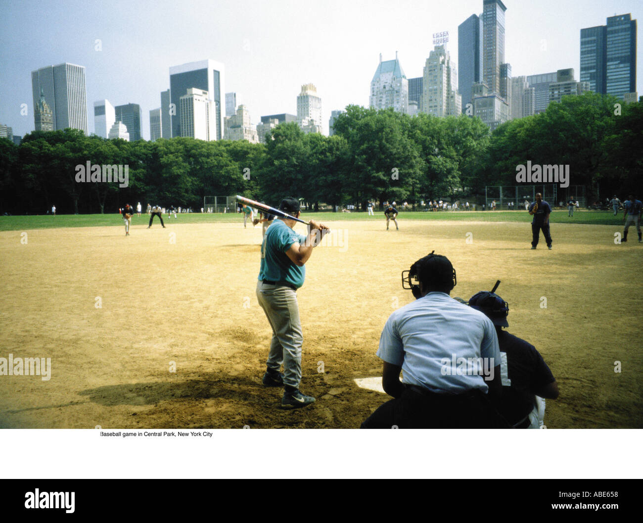 Baseball in the park hi-res stock photography and images - Alamy