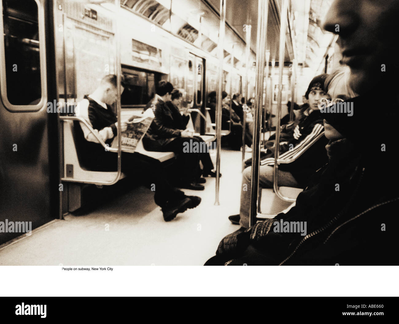 Subway compartment hi-res stock photography and images - Alamy