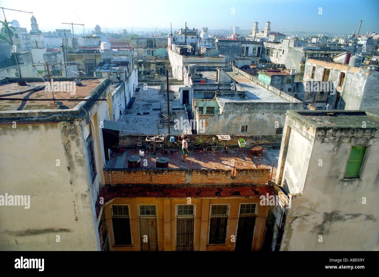 The rooftops of Havana in Cuba Stock Photo - Alamy