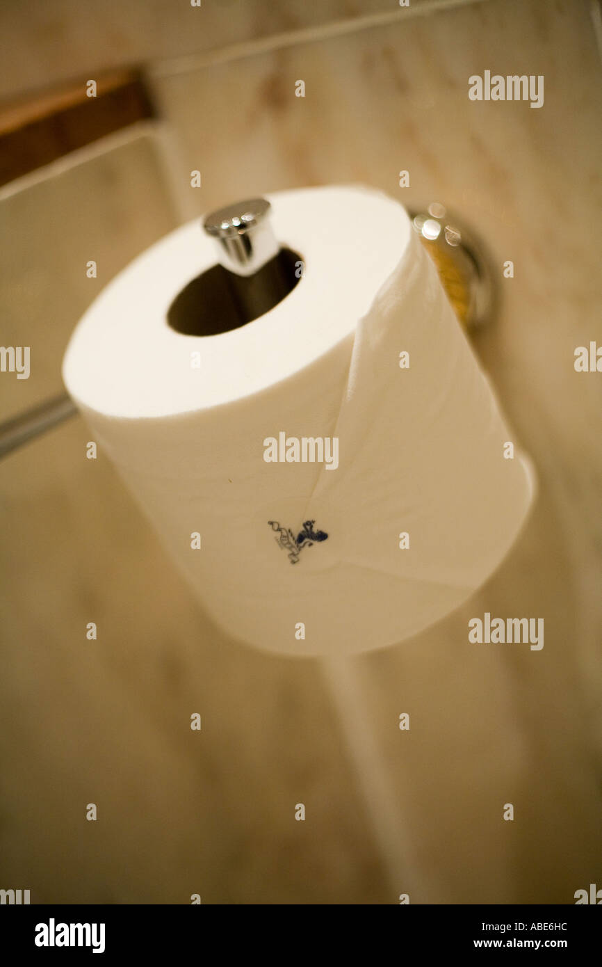 A toilet roll bearing the Ritz Hotel crest The Ritz Hotel London Stock ...
