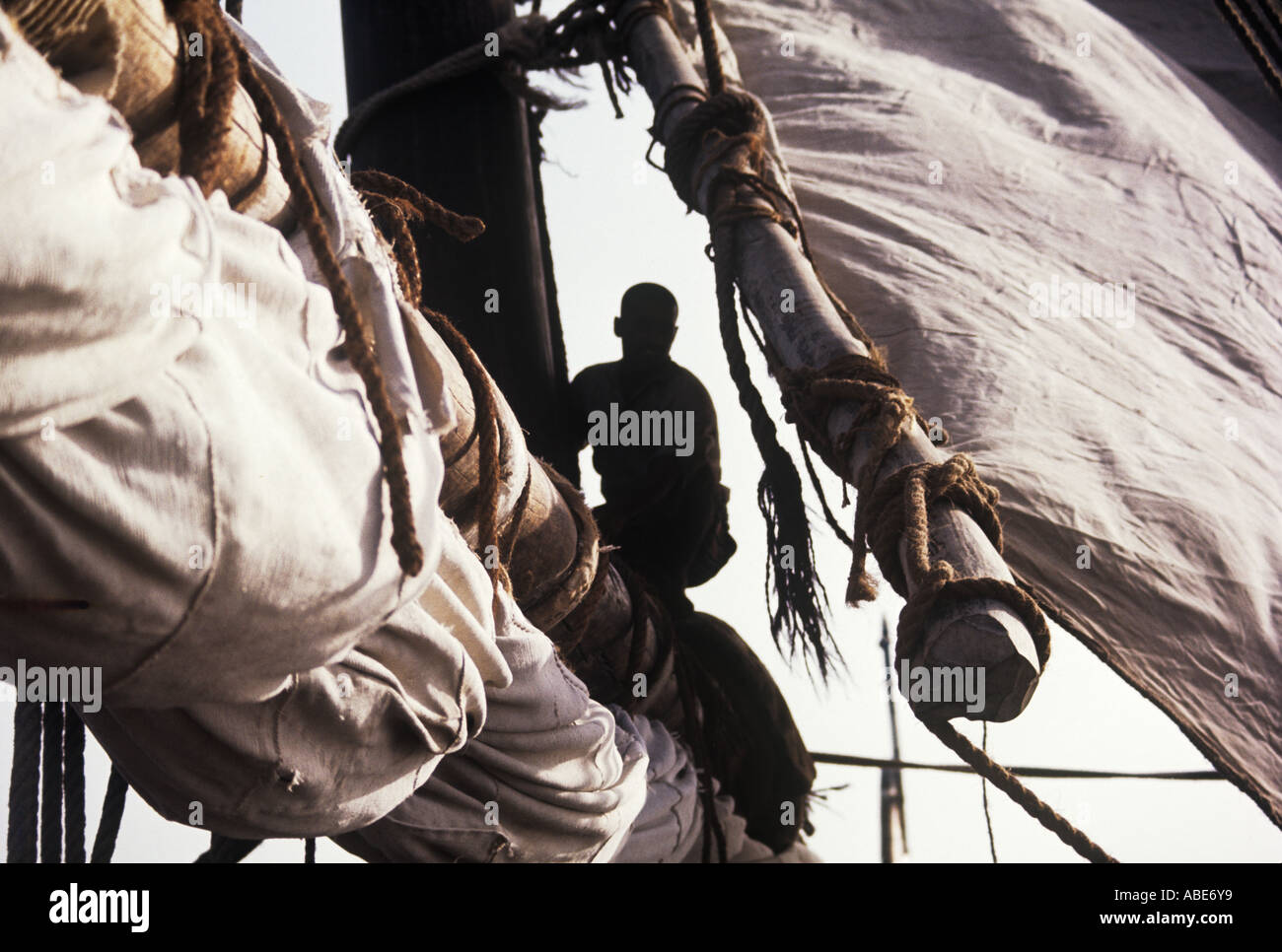 Small crew big boat hi-res stock photography and images - Alamy