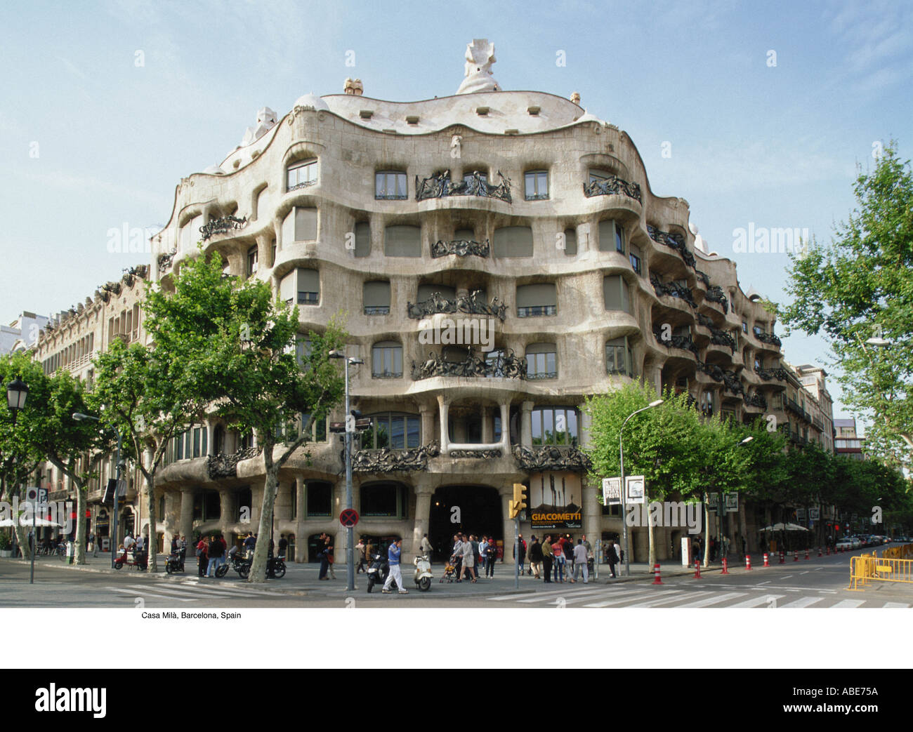 Casa MilÓ, Barcelona, Spain Stock Photo - Alamy
