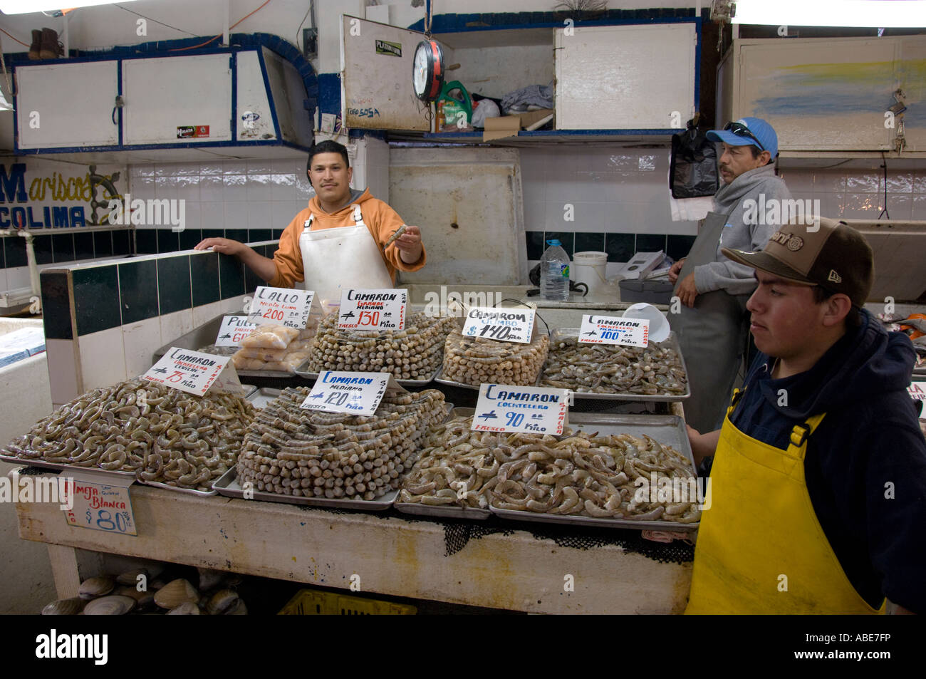 The Fish Market, Ensenada Mexico Stock Photo - Alamy