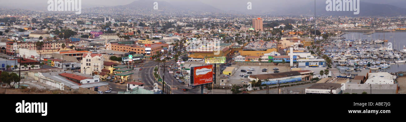 Panoramic Image of Ensenada, Mexico Stock Photo - Alamy