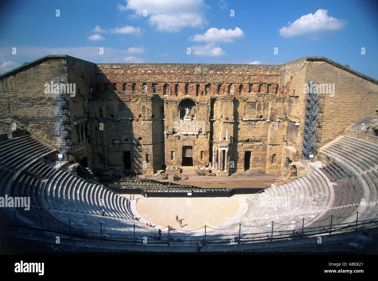 Roman theatre, Orange Stock Photo - Alamy