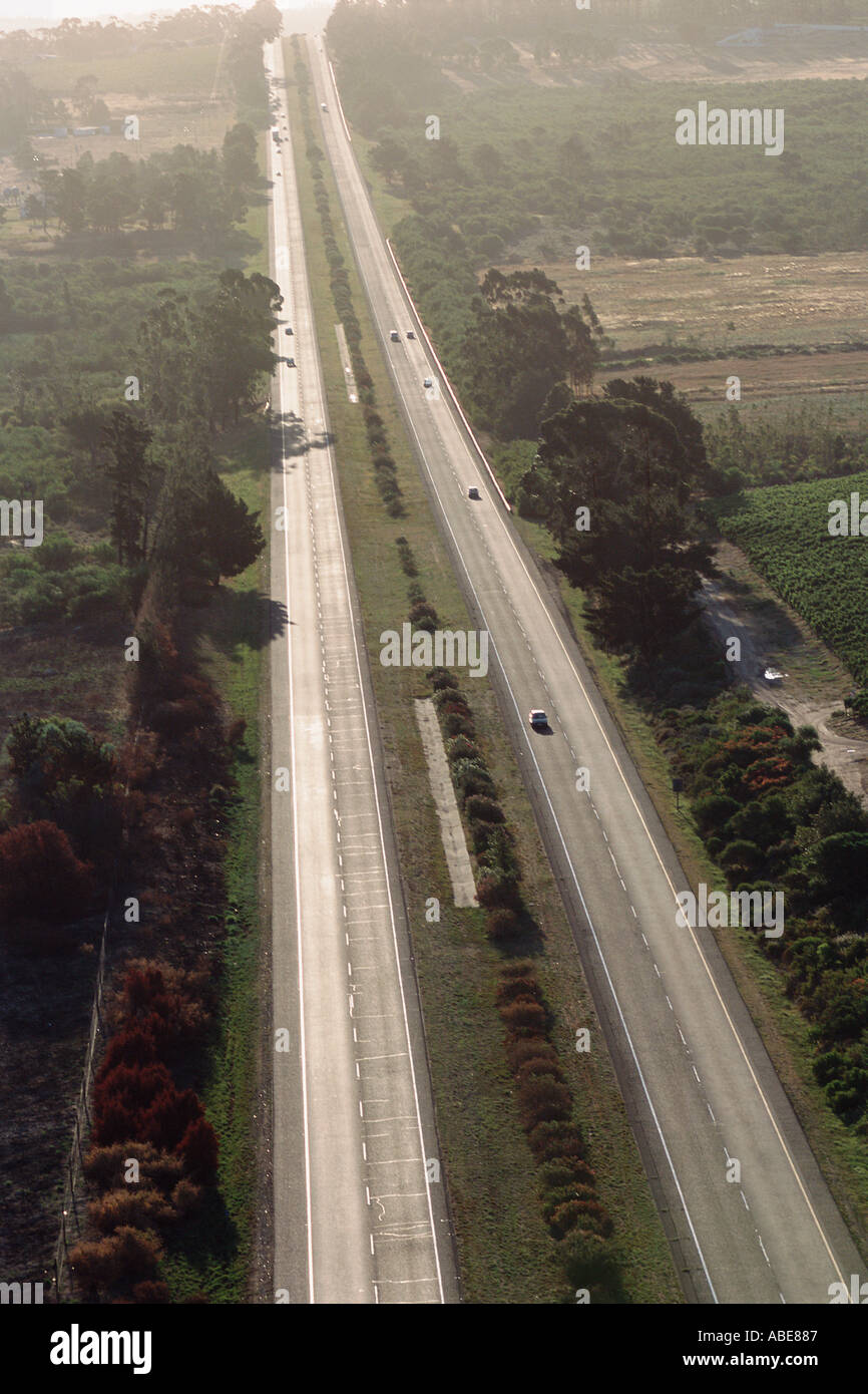 A long motorway Stock Photo - Alamy
