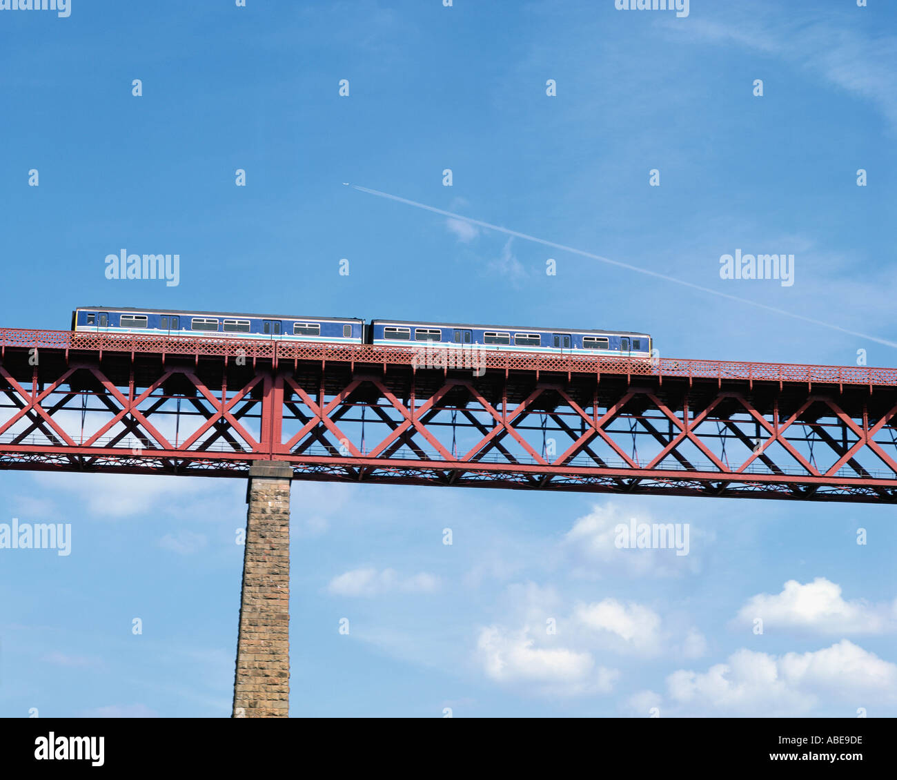 Suspended rail bridge Stock Photo - Alamy