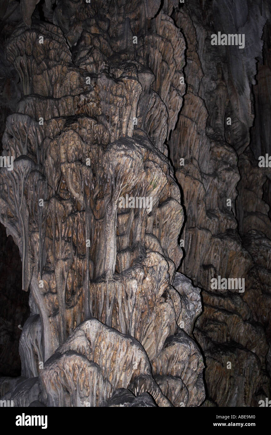 Speleothems in limestone cave Stock Photo - Alamy