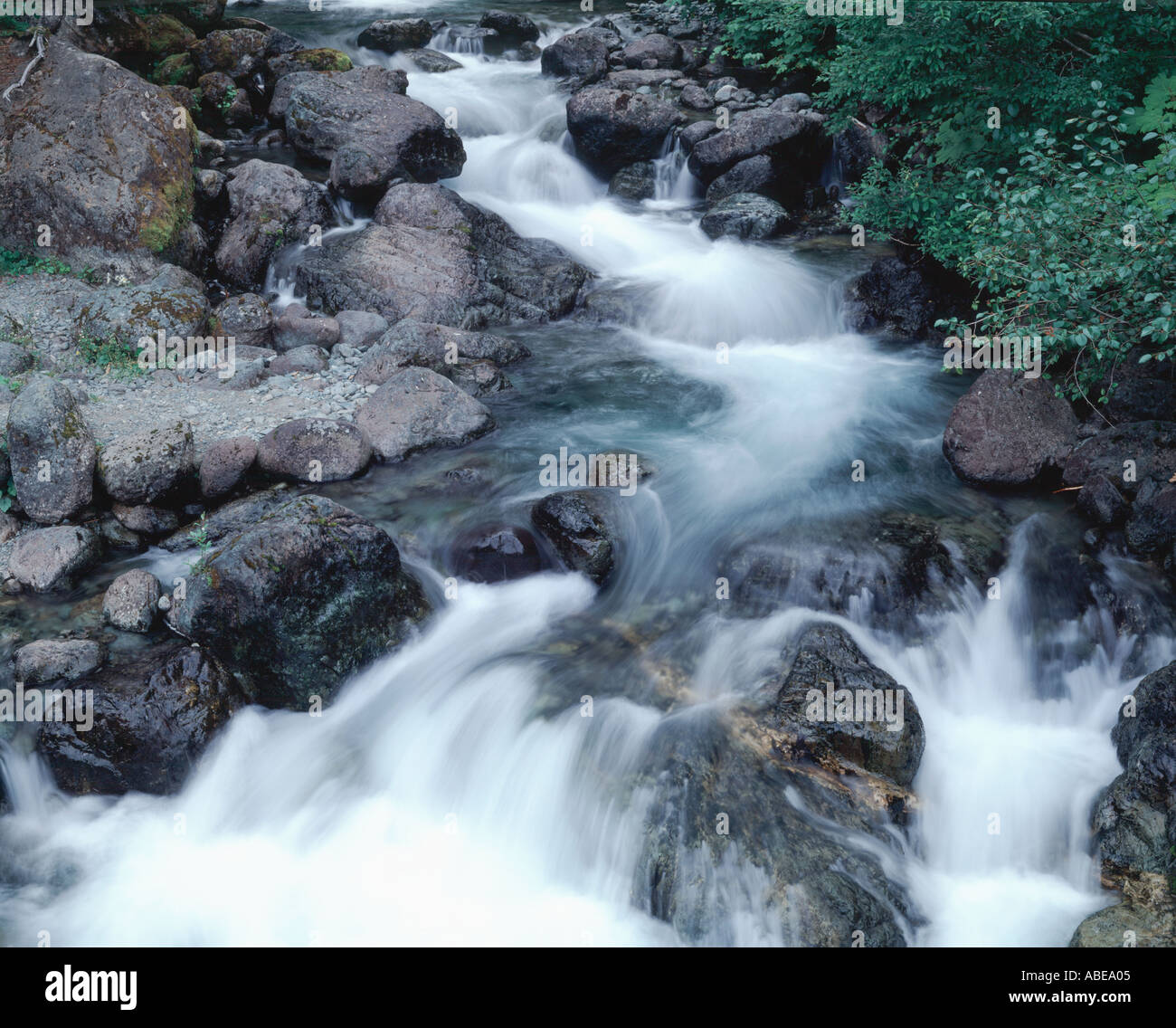 Cascading waters over boulders hi-res stock photography and images - Alamy