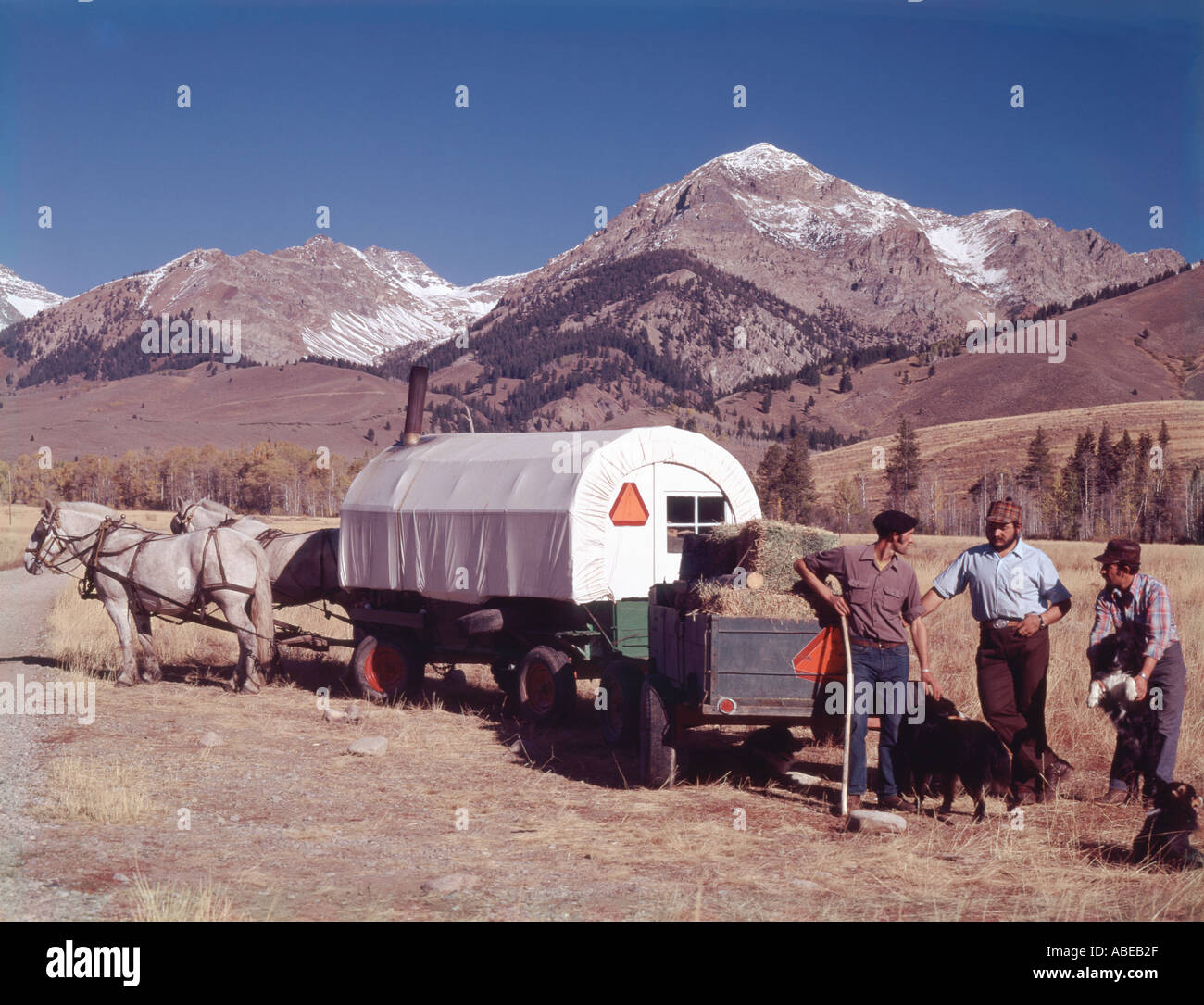 Sheepherders wagon hi-res stock photography and images - Alamy