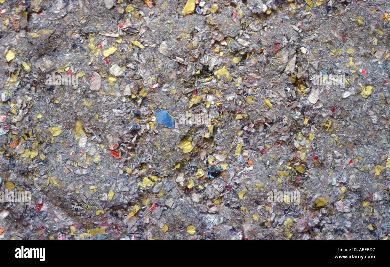 Recycled paper padding from packaging Stock Photo - Alamy