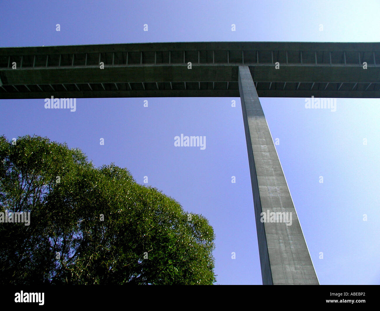 High motorway bridge Stock Photo - Alamy