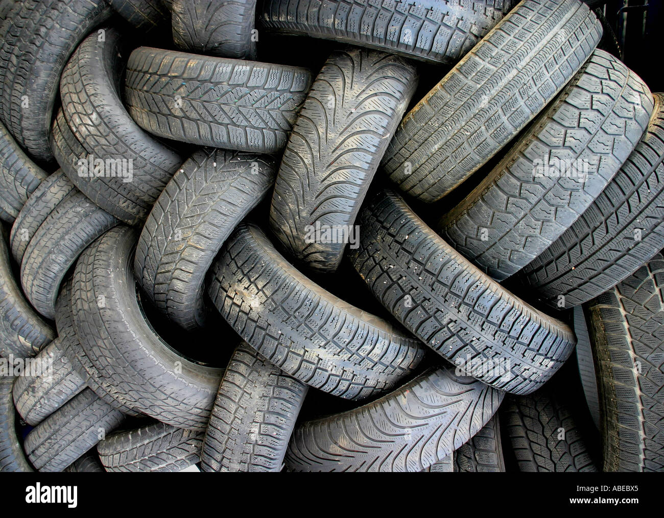 Scrap tire depot Stock Photo - Alamy
