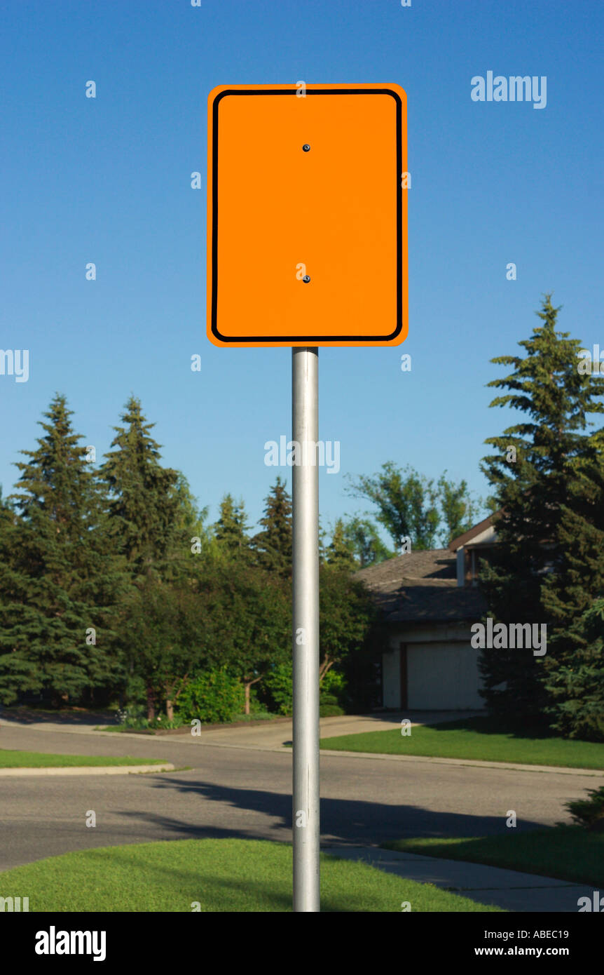 Orange rectangular sign hi-res stock photography and images - Alamy