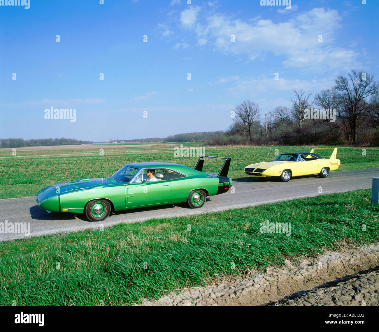 1970 Plymouth Superbird with 1968 Dodge Daytona Stock Photo - Alamy 1970 Plymouth Superbird with 1968 Dodge Daytona Stock Photo - Alamy