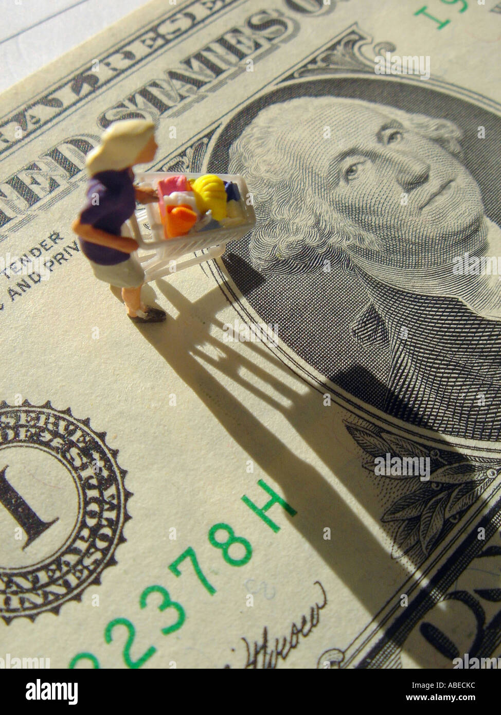 Symbol purchasing power of the dollar Stock Photo - Alamy