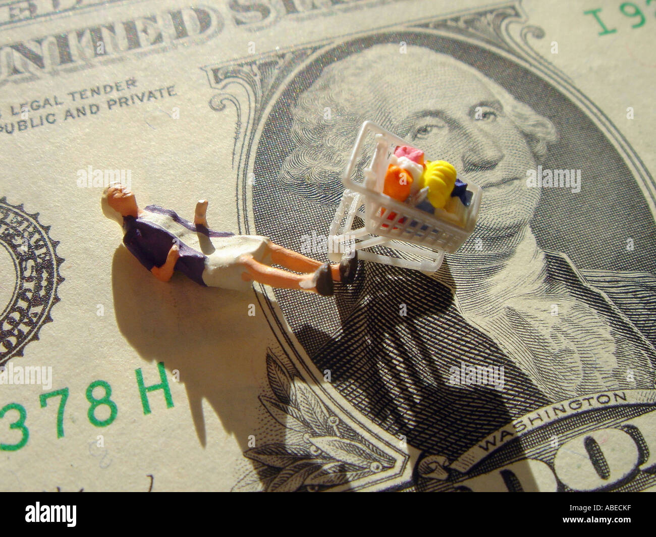 Symbol purchasing power of the dollar Stock Photo - Alamy