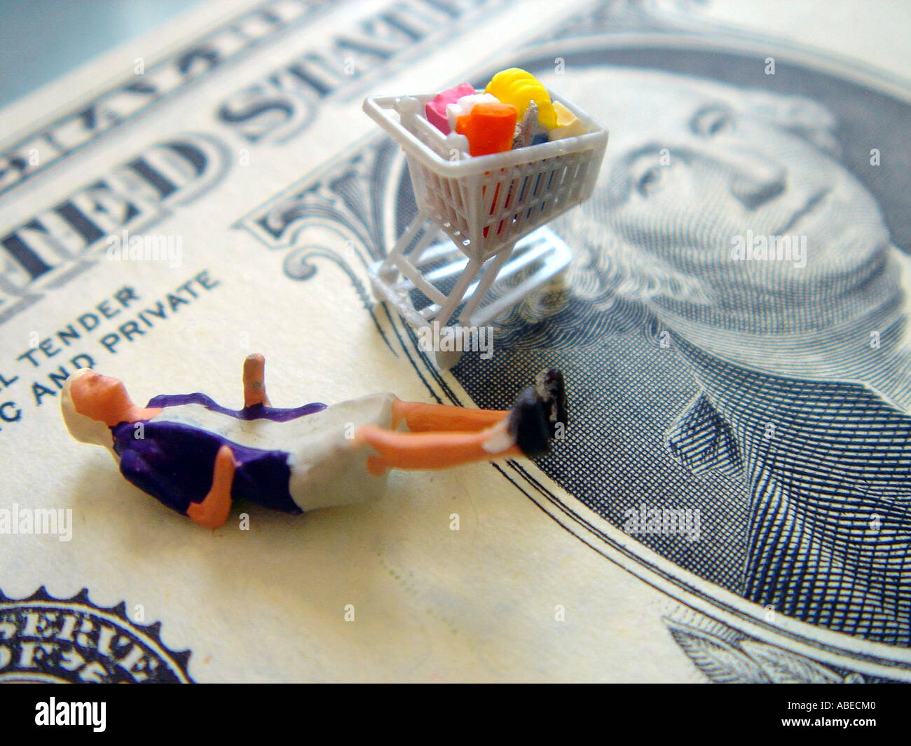 Symbol purchasing power of the dollar Stock Photo - Alamy