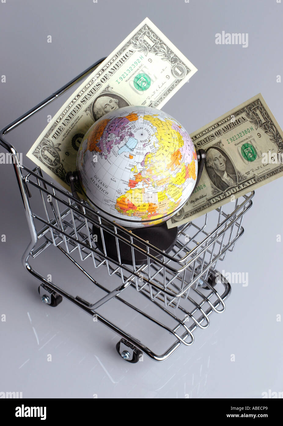 Symbol global buying Stock Photo - Alamy