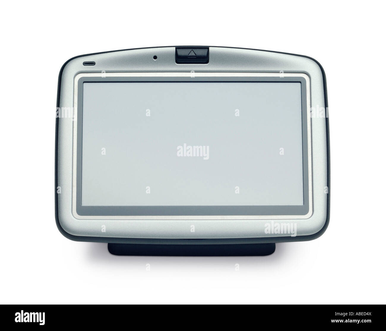 GPS SATELLITE NAVIGATION INSTRUMENT ON WHITE BACKGROUND Stock Photo - Alamy