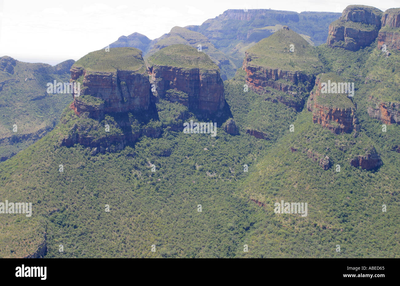 three rondawels blyde river canyon Stock Photo - Alamy