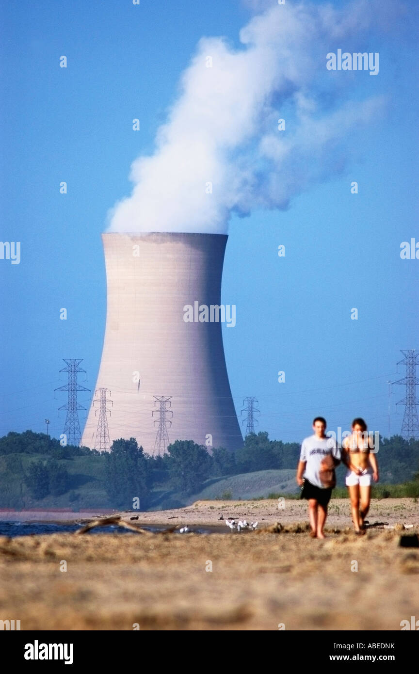 Walking On the Nuclear Beach Stock Photo - Alamy