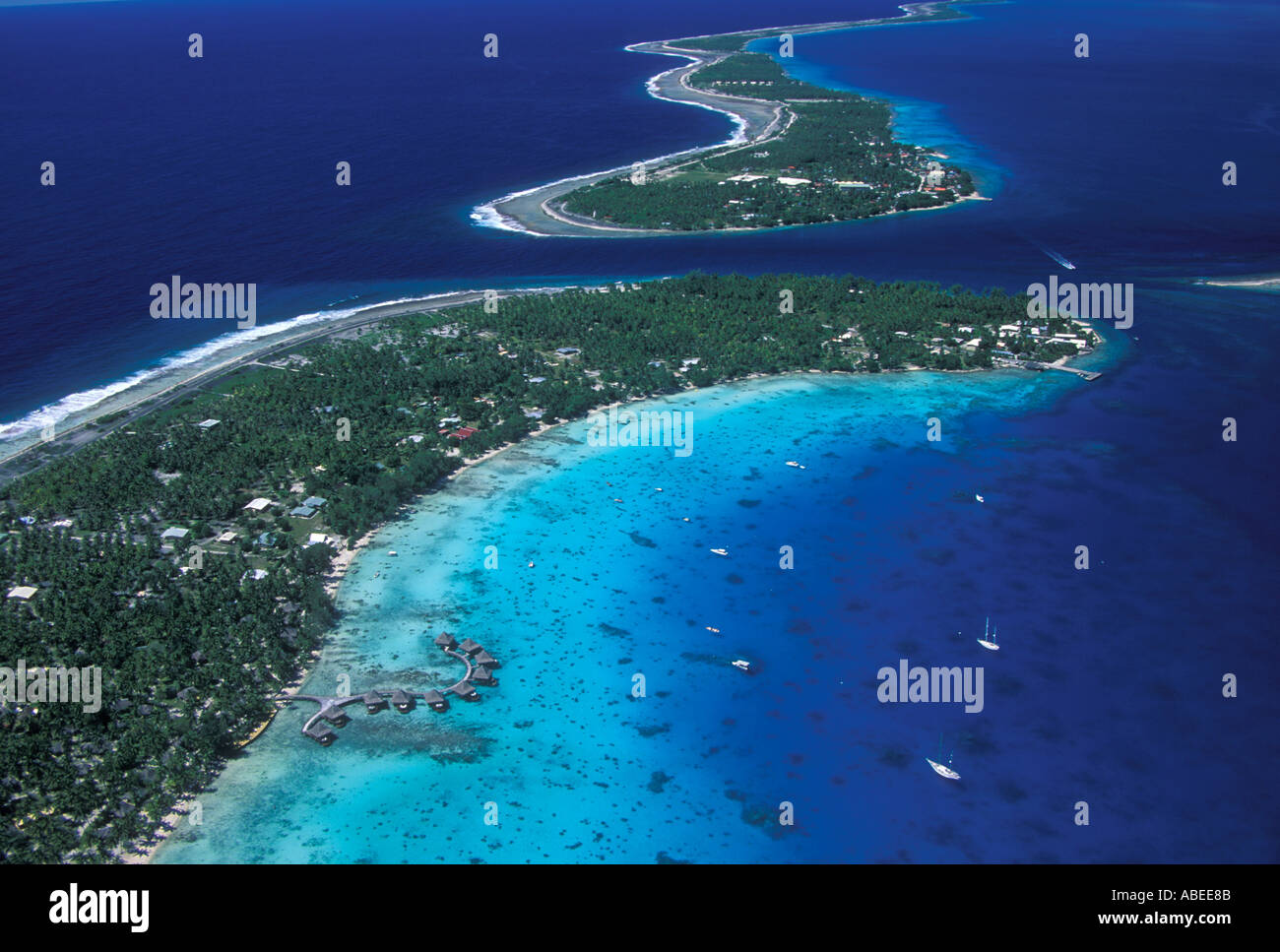 Rangiroa aerial hi-res stock photography and images - Alamy