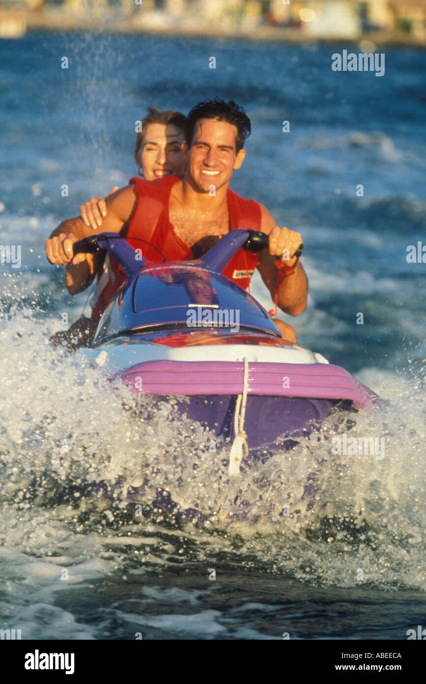 Jet ski couple hi-res stock photography and images - Alamy