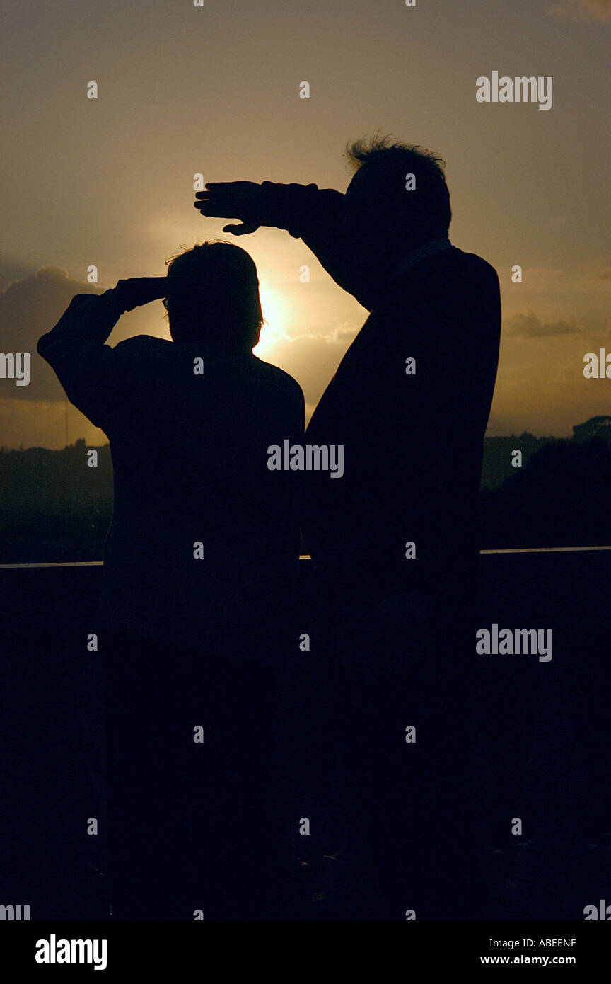 people looking in the distance Stock Photo - Alamy