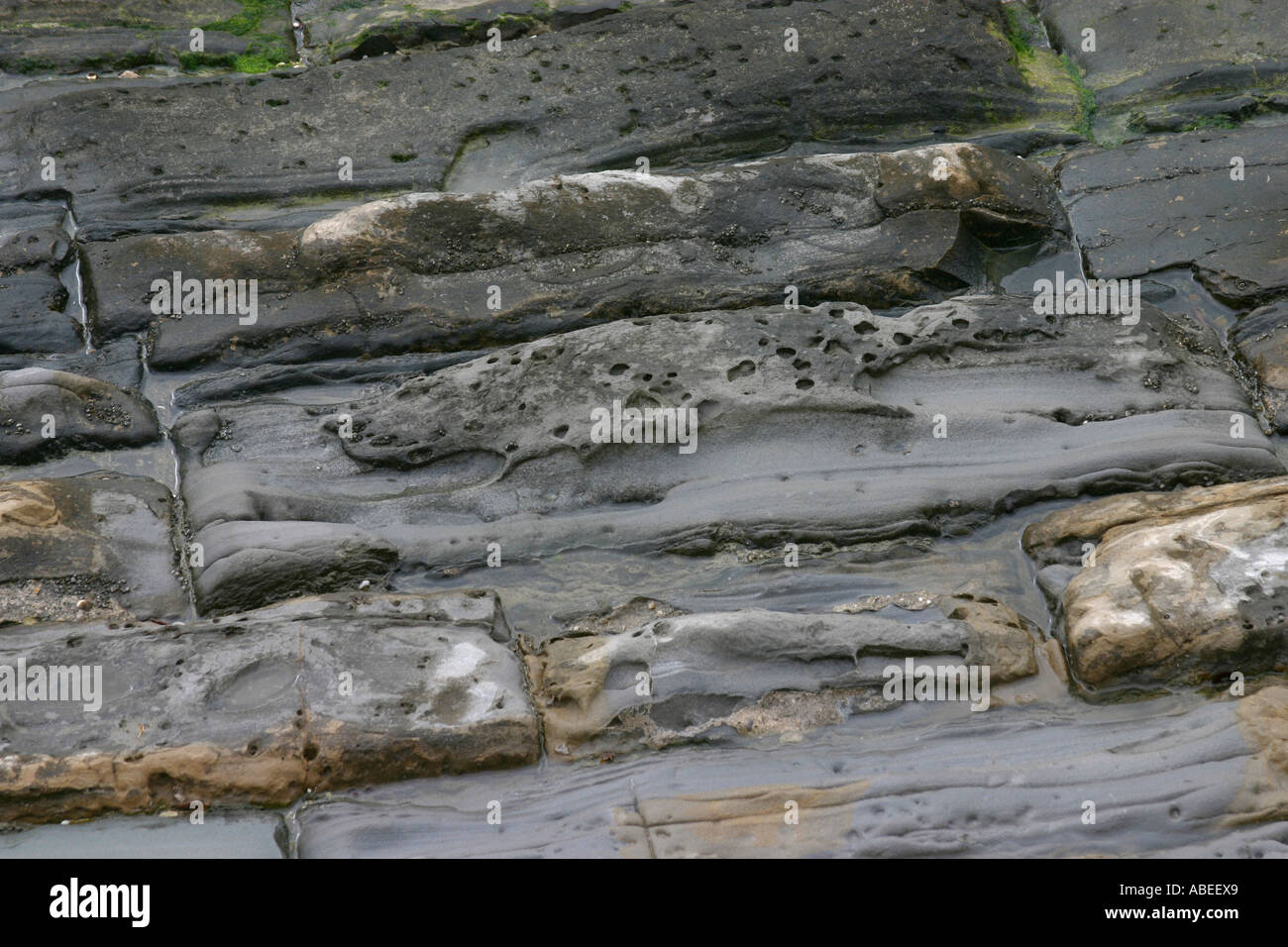 Stones shaped by the water Stock Photo - Alamy