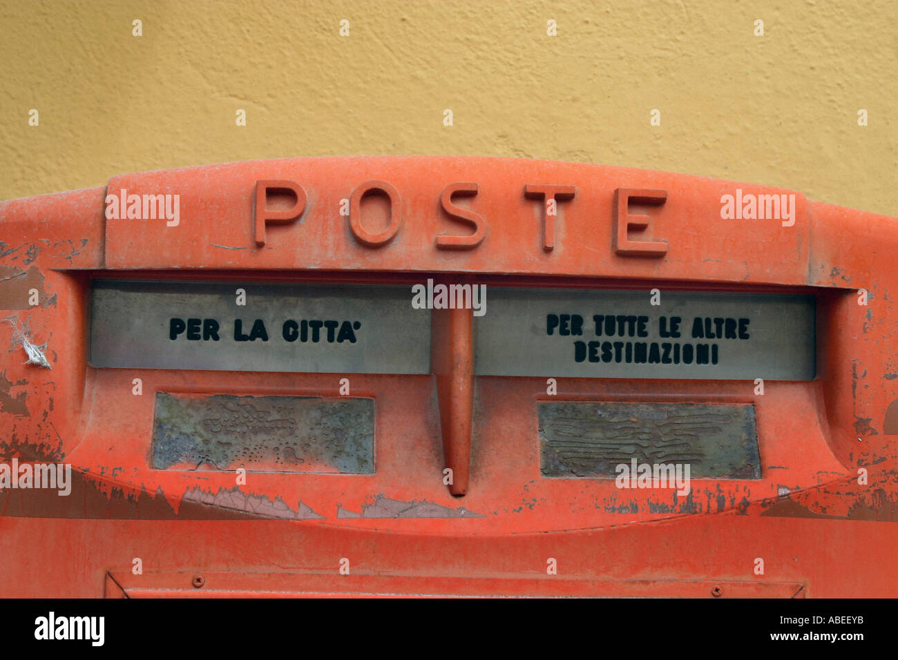 Italian mail box Stock Photo - Alamy